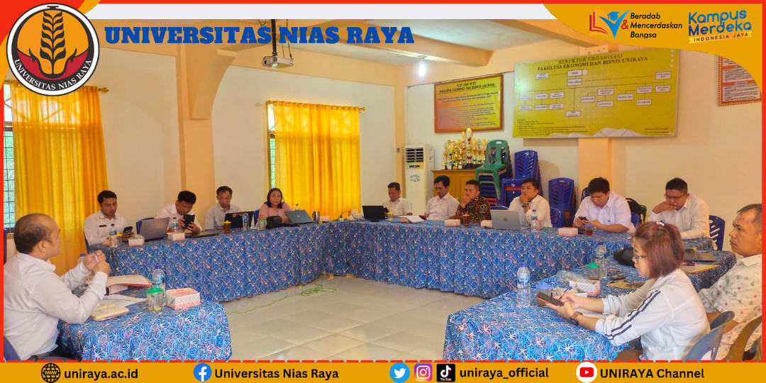 Pimpinan FEB UNIRAYA Gelar Rapat Evaluasi dan Persiapan Perkuliahan ...