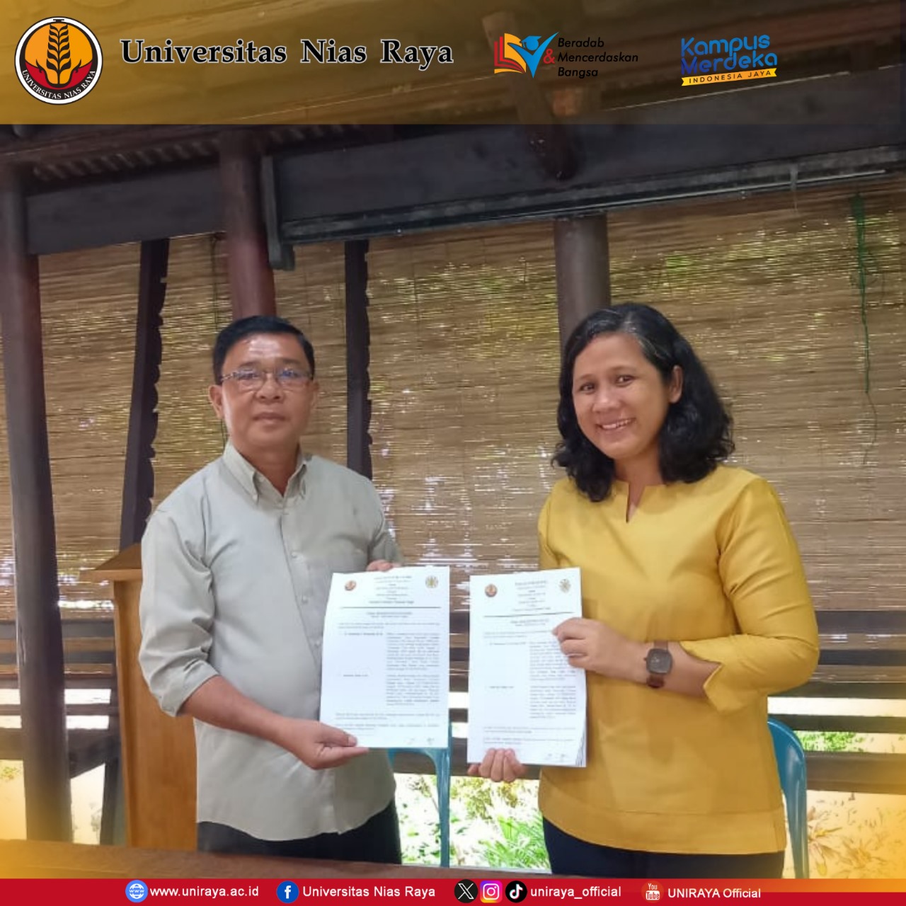 UNIRAYA JALIN BENANG KERJASAMA DENGAN MUSEUM PUSAKA NIAS